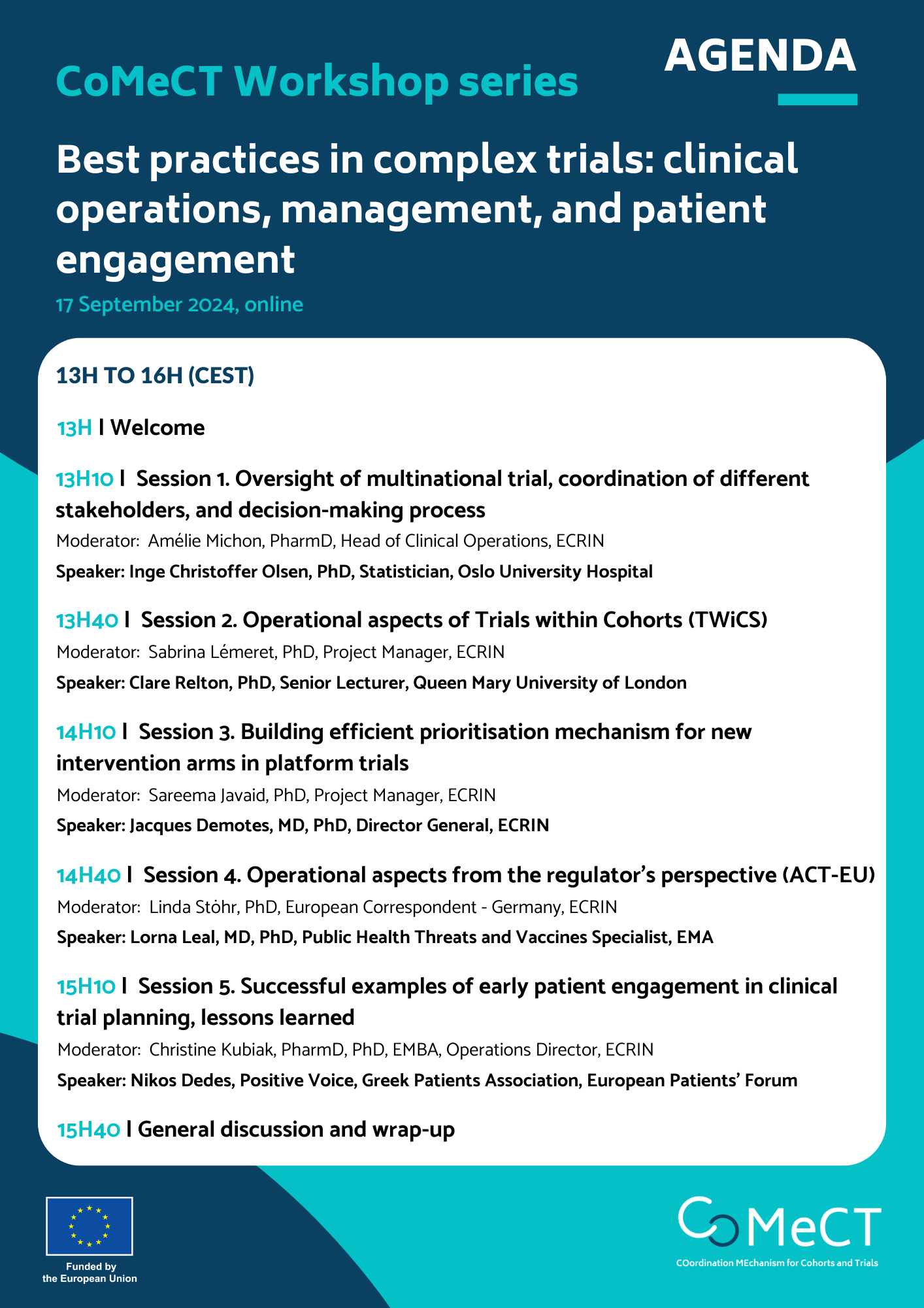 Best practices in complex trials: clinical operations, management and patient engagement | Ecrin